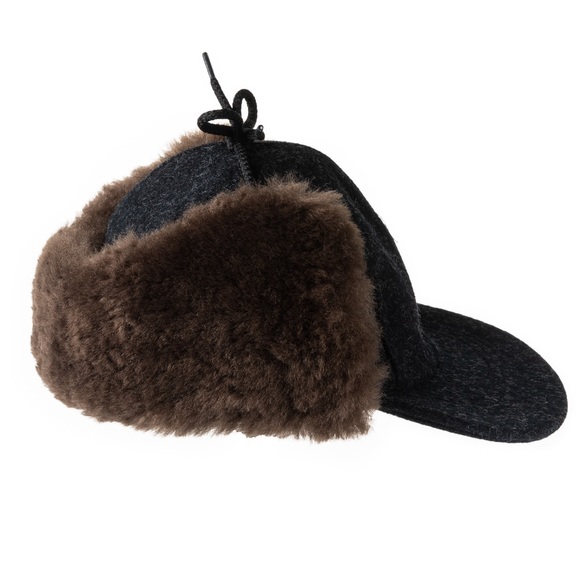 Filson | Accessories | Filson Double Mackinaw Wool Shearling Cap Made ...